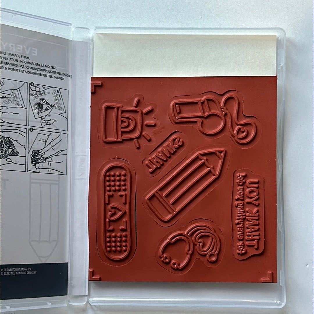 Everyday Thanks | Retired Cling Mount Stamp Set | Stampin' Up! – Kylie ...