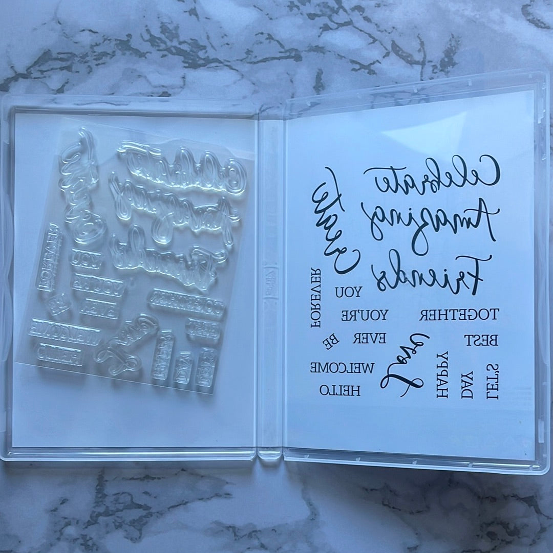 Create With Friends | Retired Photopolymer Stamp Set | Stampin' Up ...