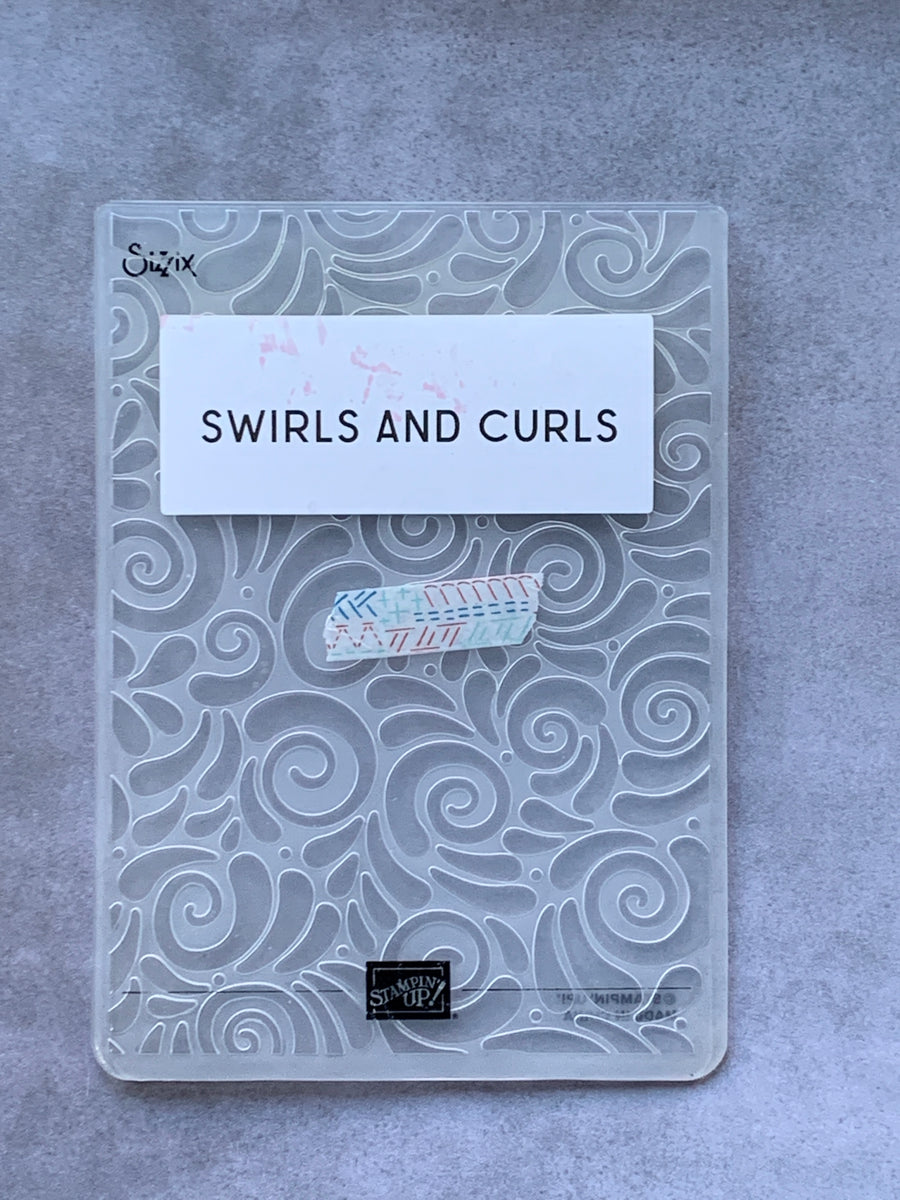 Swirls and Curls Embossing Folder | Retired Embossing Folder | Stampin ...